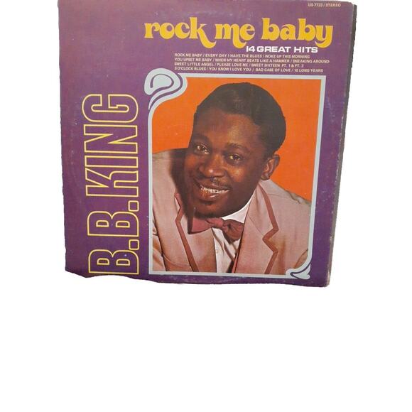 Media | Lp Bb King Rock Me Baby 14 Great Hits United Us7733 | Poshmark
